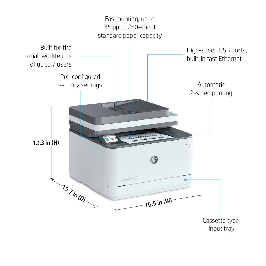 HP 323d Printer | Unique Computers HP Amplify Power Partner